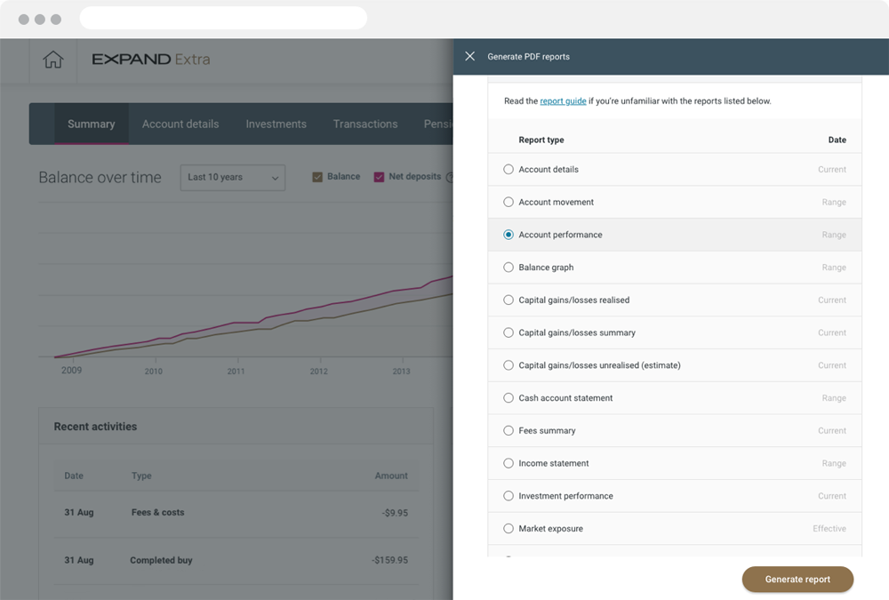 Product tour – Expand